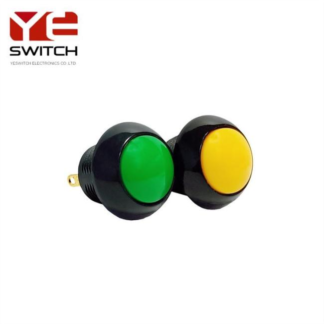 Yeswitch 12mm IP67 Momentary Dome Push Button Switch