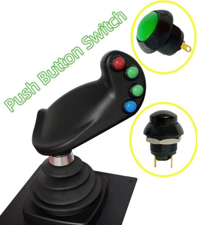 Yeswitch 12mm IP67 Momentary Dome Push Button Switch