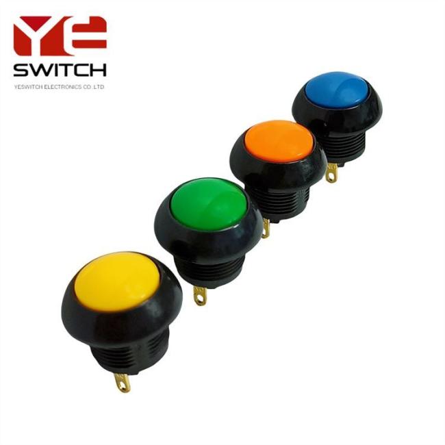 Yeswitch 12mm Waterproof Momentary Dome Push Button Switch