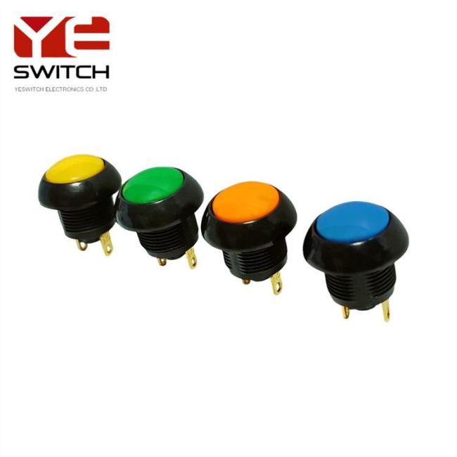 Yeswitch 12mm Waterproof Momentary Dome Push Button Switch