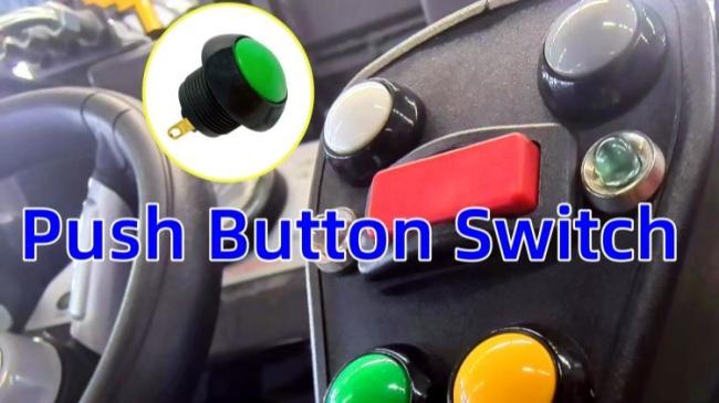 Yeswitch 12mm Waterproof Momentary Dome Push Button Switch
