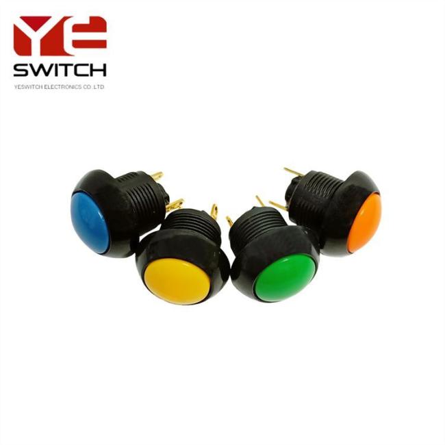 Yeswitch 12mm Waterproof Momentary Dome Push Button Switch