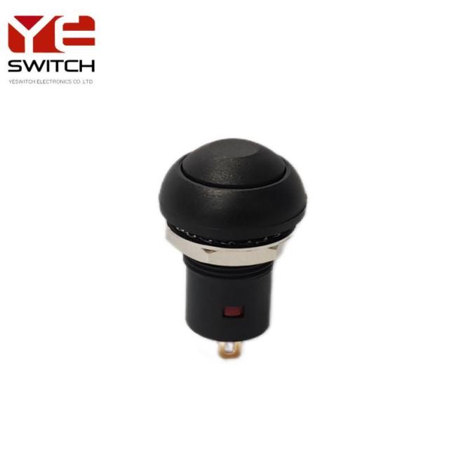 Yeswitch 12mm IP67 Automotive Self-Lock Push Button Switch
