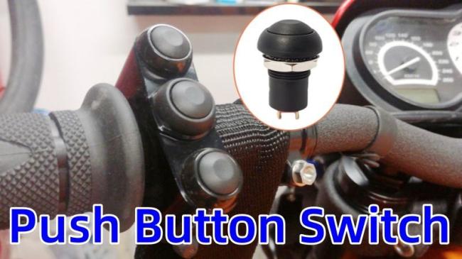 Yeswitch 12mm IP67 Automotive Self-Lock Push Button Switch