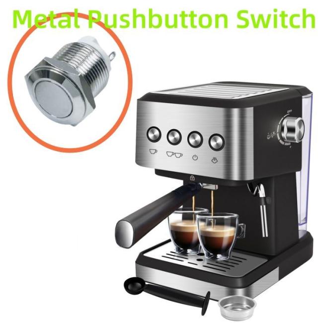 Yeswitch 16mm Anti-Vandal Metal Push Button Switch for Electrical Housewares