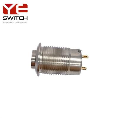 China 12mm Mounting Metal Push Button Switch 1NO Latching Switch High Head for sale