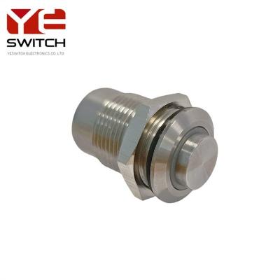 China Doorbell 1.8mm Metal Button Switch 24VDC 12mm Push Button Switch for sale