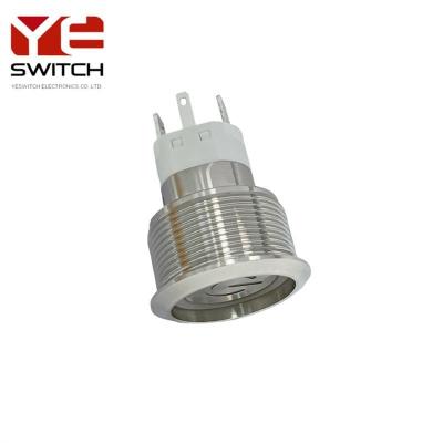 China 16A High Current Metal Push Button Switch IP67 Steel Push Button With Illuminated for sale