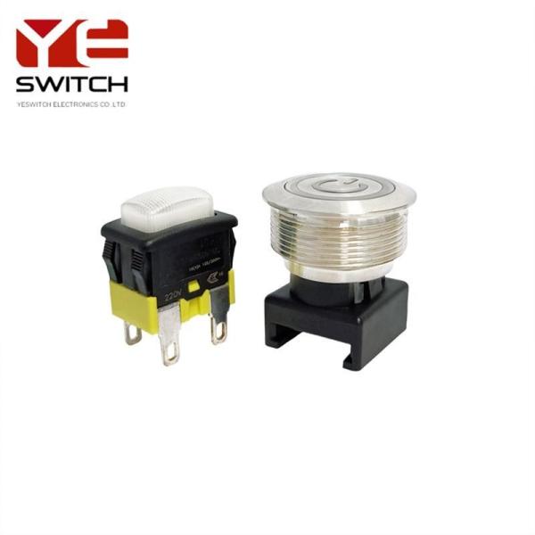 Quality 25mm 30mm Metal Push Button Switch Normally Closed Button Switch ROHS for sale