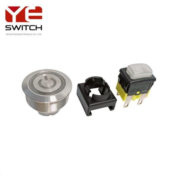 Quality 25mm 30mm Metal Push Button Switch Normally Closed Button Switch ROHS for sale