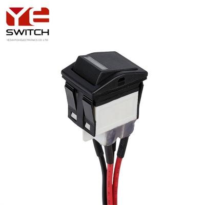 China Double Pole Rocker Switch 20m Ohm 3 Position Momentary Toggle Switch for sale