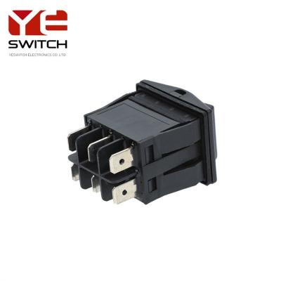 China Momentary Lock Rocker Toggle Switch 250VAC Heavy Duty Momentary Switch for sale