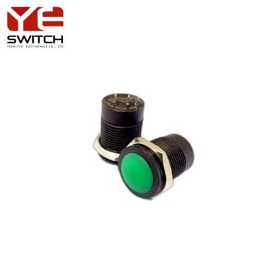 China 16mm Illuminated Metal Push Button Switch IP68 Waterproof Metal Emergency Stop Button for sale