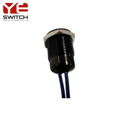 China 16mm Illuminated Metal Push Button Switch IP68 Waterproof Metal Emergency Stop Button for sale