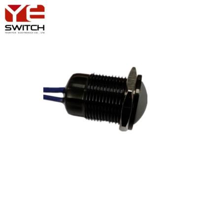 China 16mm Illuminated Metal Push Button Switch IP68 Waterproof Metal Emergency Stop Button for sale