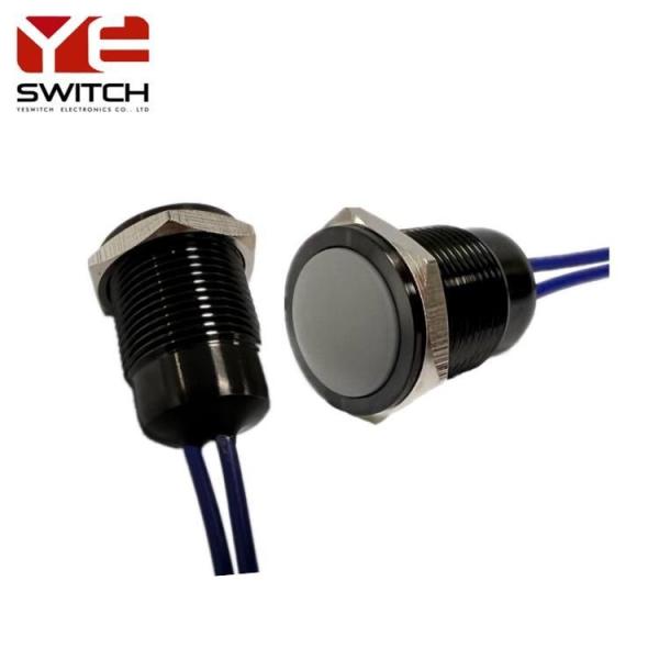 Quality 16mm IP68 Waterproof Push Button Metal Waterproof Push Button for sale
