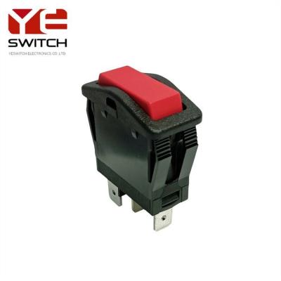 China Red Rocker Waterproof Light Switch 1500VAC Automotive Momentary Push Button Switch for sale