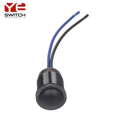 China 250VAC 19mm Latching Push Button Switch Momentary Push Button Switch Normally Open for sale