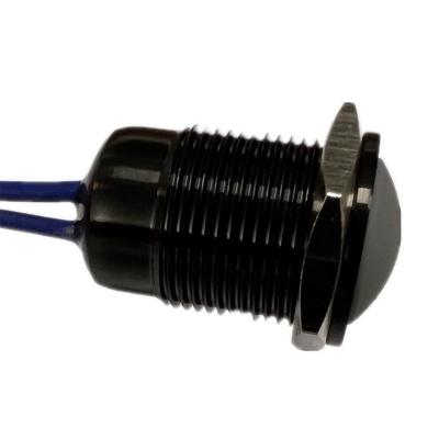 China 250VAC 19mm Latching Push Button Switch Momentary Push Button Switch Normally Open for sale