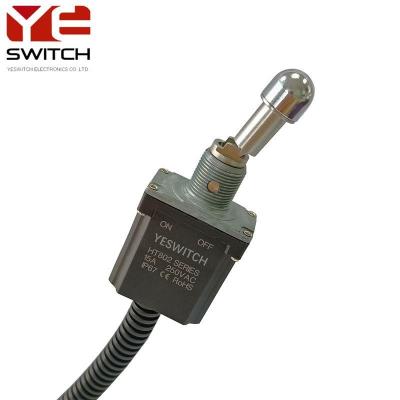 China SPST On-Off Toggle Switch Locking-Long Handle 15A 250VAC 2 POS for sale