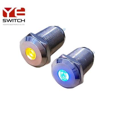 China Small Signal Indicator Metal Push Button Switch Metal Momentary Medical Testing Equipment for sale
