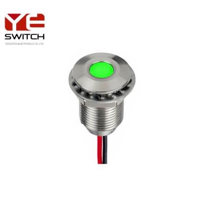 China Small Signal Indicator Metal Push Button Switch Metal Momentary Medical Testing Equipment for sale