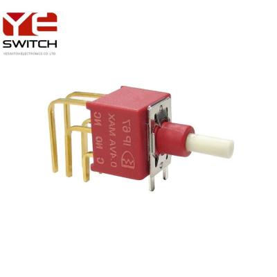 China 12mm Sealed Waterproof Momentary Switch Auto Parts Explosion Proof Push Button for sale