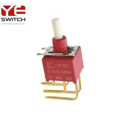 China 12mm Sealed Waterproof Momentary Switch Auto Parts Explosion Proof Push Button for sale