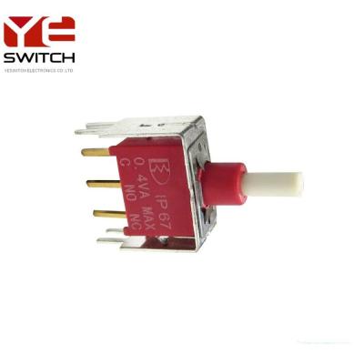 China 12mm Sealed Waterproof Momentary Switch Auto Parts Explosion Proof Push Button for sale