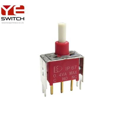 China 12mm Sealed Waterproof Momentary Switch Auto Parts Explosion Proof Push Button for sale