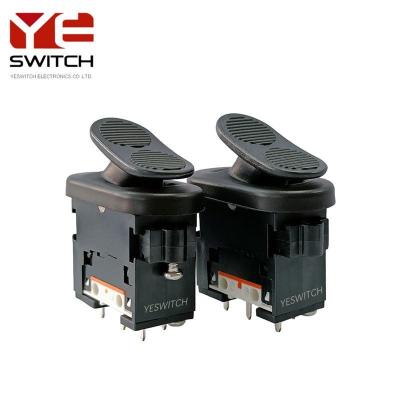 China 500V Black 3A 2rocker Switch IP67 Locking Light Switch for sale