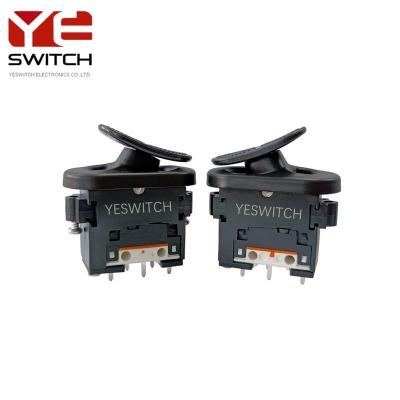 China 500V Black 3A 2rocker Switch IP67 Locking Light Switch for sale