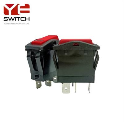 China 16A Rocker Round Momentary Switch  High Current Custom Push Button for sale