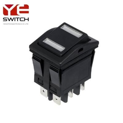 China Agricultural Equipmen Rocker Switch IP67 Illuminated Button Switch Waterproof for sale
