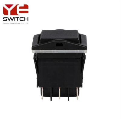 China Agricultural Equipmen Rocker Switch IP67 Illuminated Button Switch Waterproof for sale