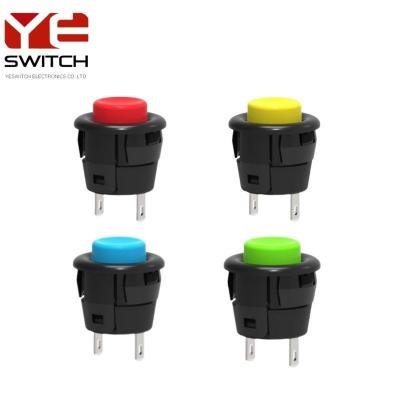 China 1.8cm IP40 Momentary Joystick Switch 3A Single Push Button Light Switch for sale
