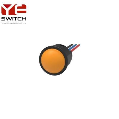 China Normal Open Push Button Switch Single Pole Mini Push Button Switch 24VDC for sale
