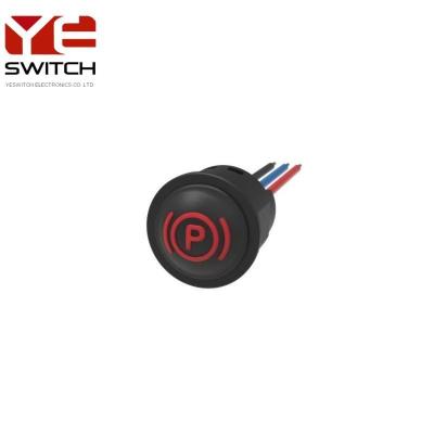 China Normal Open Push Button Switch Single Pole Mini Push Button Switch 24VDC for sale