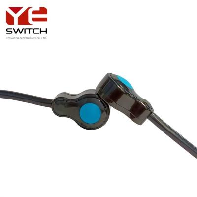 China Wire Terminal Waterproof Button Switch 50mA 12VDC Momentary Contact Switch for sale