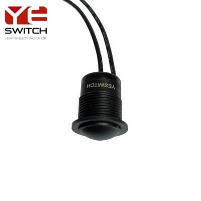 China Wired Low Profile Mechanical Switches 16mm Electronics Low Profile Push Button for sale
