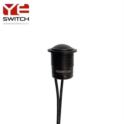 China Wired Low Profile Mechanical Switches 16mm Electronics Low Profile Push Button for sale