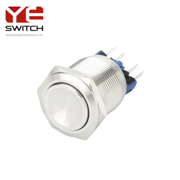 Quality IP67 Sealed Electrical Emergency Push Button LED Stainless Steel Momentary Push for sale
