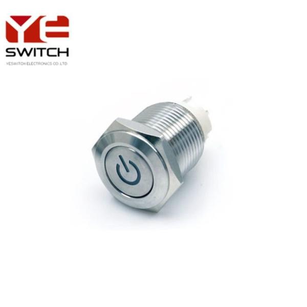 Quality Anti Vandal Metal Push Button 16mm Electrical Buttons And Switches For for sale