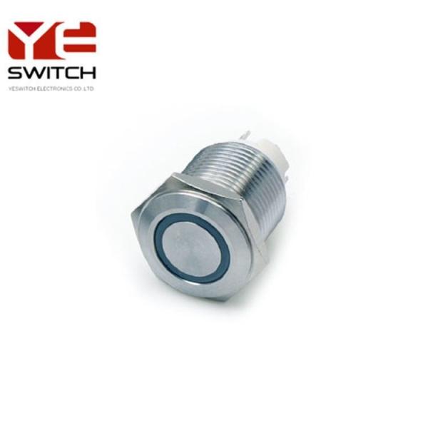 Quality Anti Vandal Metal Push Button 16mm Electrical Buttons And Switches For for sale