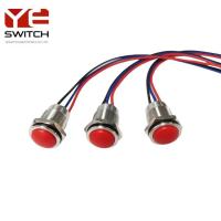 Quality 3A 250VAC 16mm Emergency Stop Button PA66 Illuminated Push Button Switch for sale