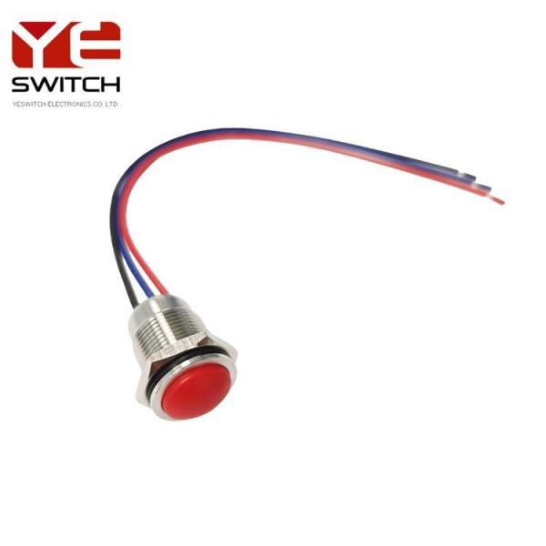 Quality 3A 250VAC 16mm Emergency Stop Button PA66 Illuminated Push Button Switch for sale