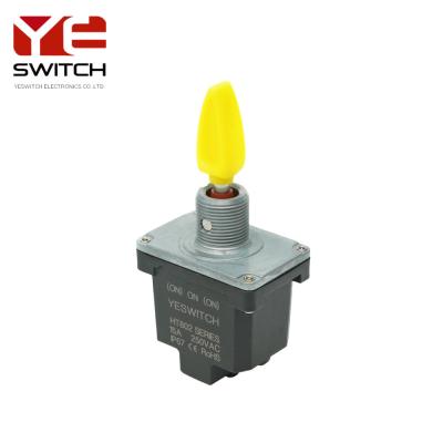 China High-Current Industrial Toggle Switch (ON)-ON-(ON) DP3T IP68 Screw Terminal for sale