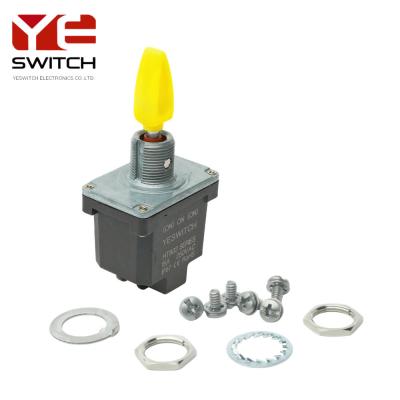 China High-Current Industrial Toggle Switch (ON)-ON-(ON) DP3T IP68 Screw Terminal for sale