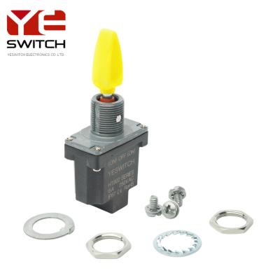 China Industrial Toggle Switch SPDT Momentary (ON)-OFF-(ON) High-Current Screw Terminal for sale