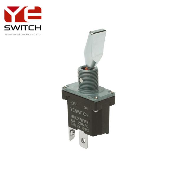 Quality (OFF)-ON Toggle Switch Flat metal Handle Outer Screw Terminal For Process for sale